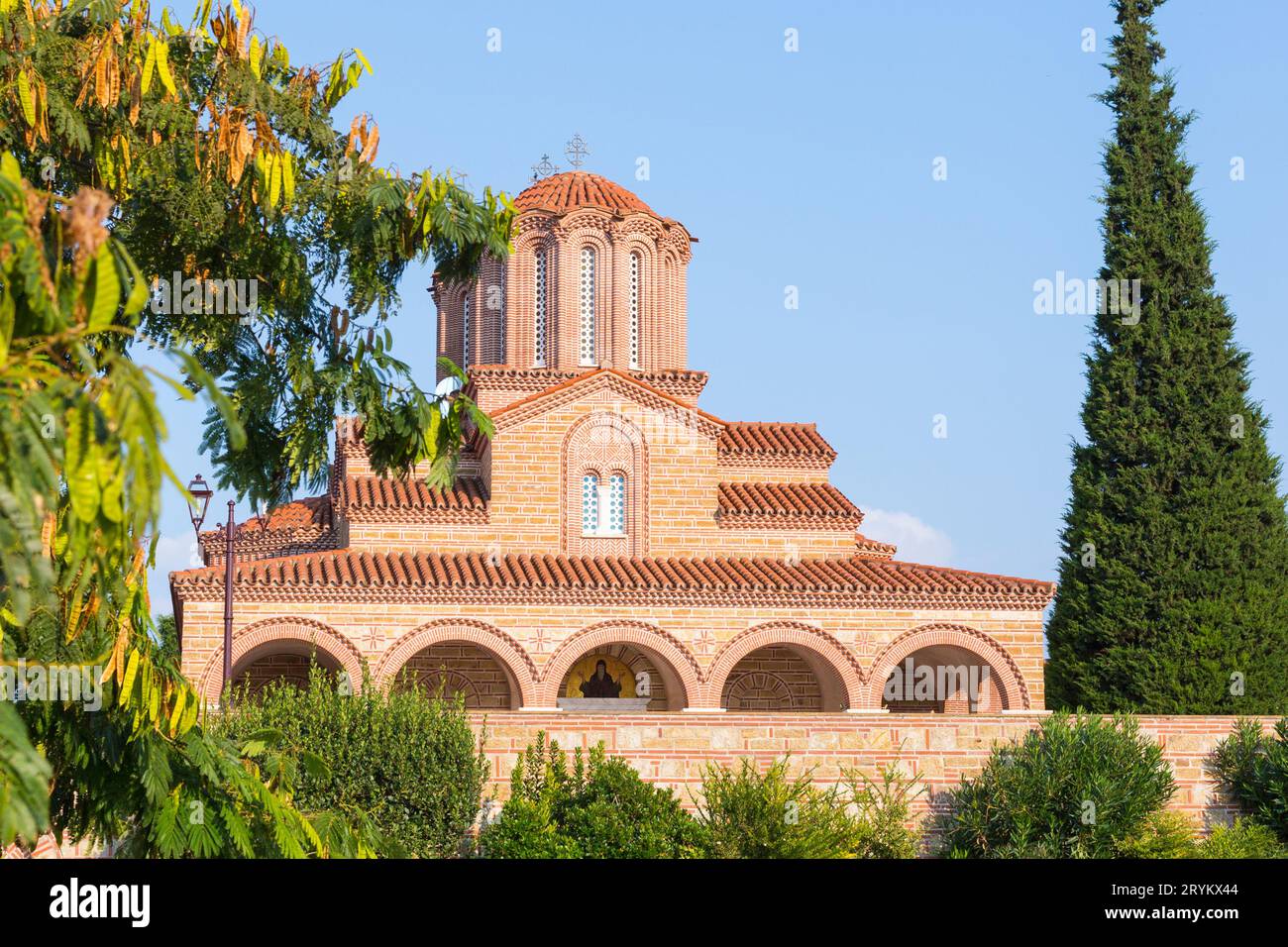 Church of St. Arsenios in Souroti Monastery Stock Photo - Alamy