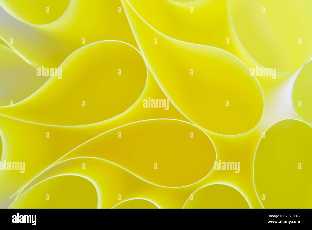 Abstract, yellow paper background with smooth lines Stock Photo - Alamy