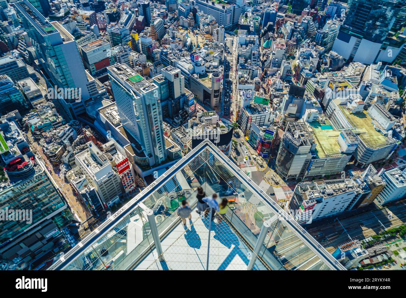 Shibuya Sky observation deck (Shibuya-ku, Tokyo Stock Photo - Alamy