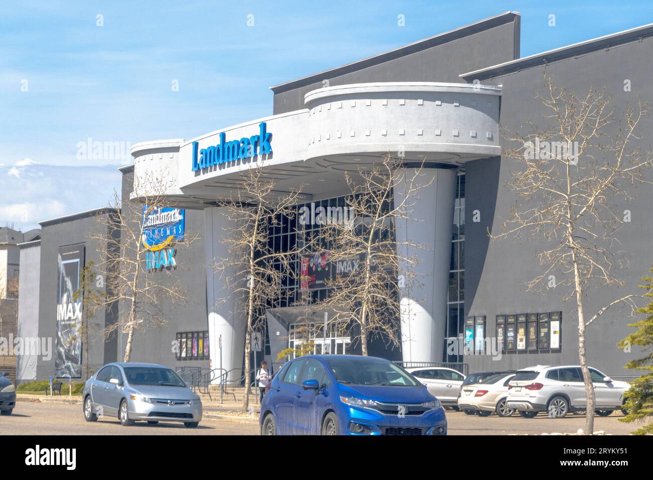 Calgary, Alberta. Canada. May 4, 2023. Landmark Cinemas movie theatre ...