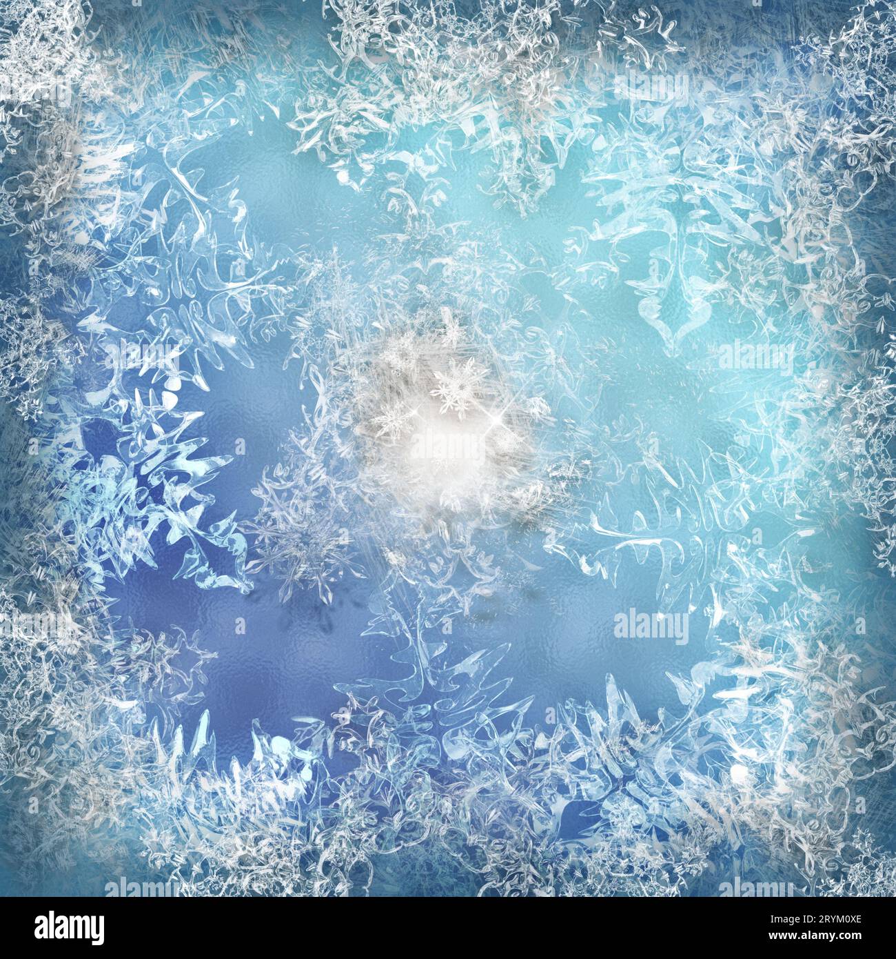 Extreme close up frost patterns hi-res stock photography and images - Alamy