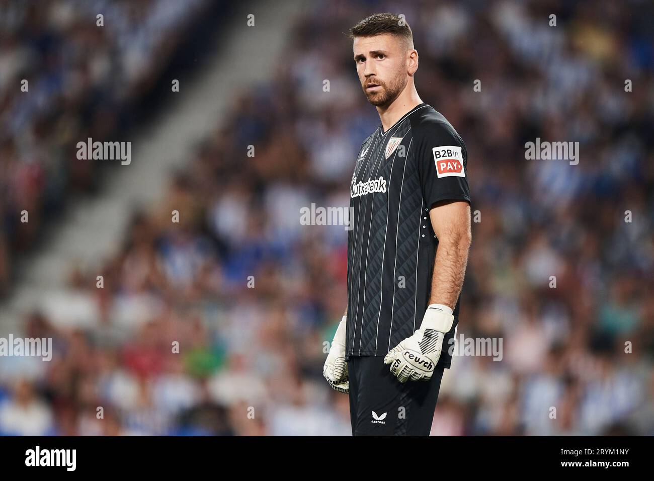 Unai Simon of Athletic Club in action during the LaLiga EA Sports match ...