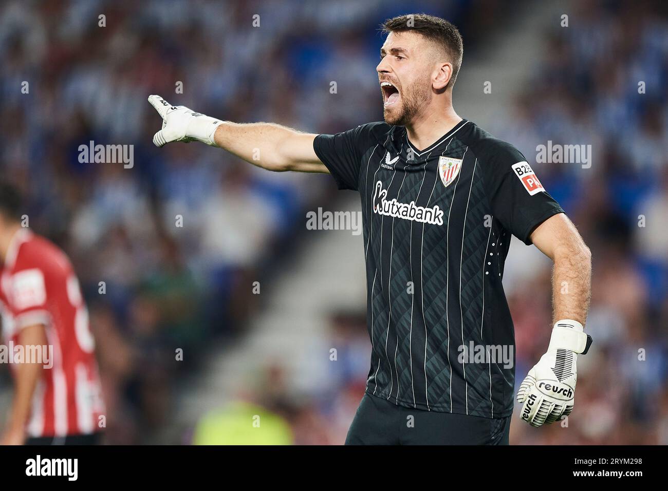 Unai Simon of Athletic Club in action during the LaLiga EA Sports match ...