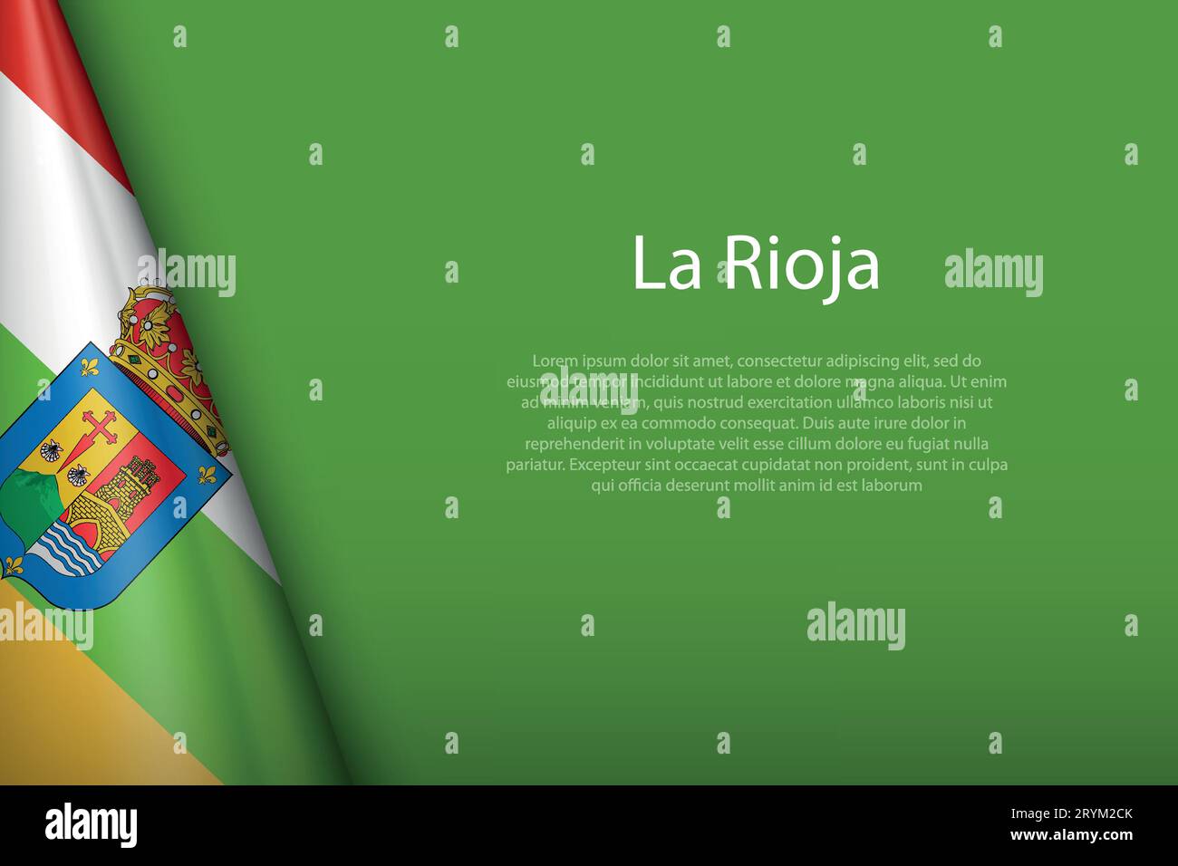 Flag of the region of la rioja hi-res stock photography and images - Alamy