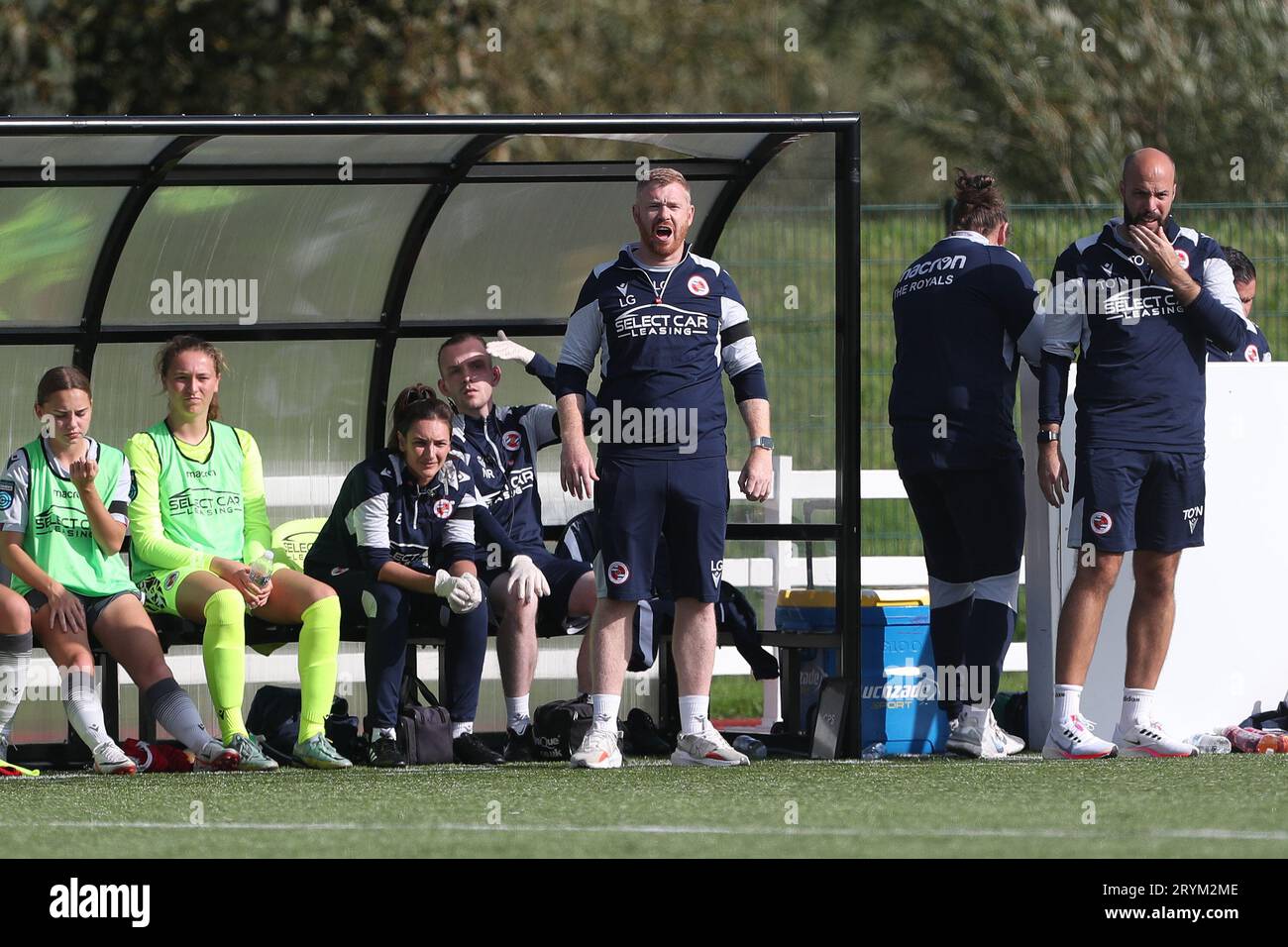Reading manager Liam Gilbert during the FA Women's Championship match ...