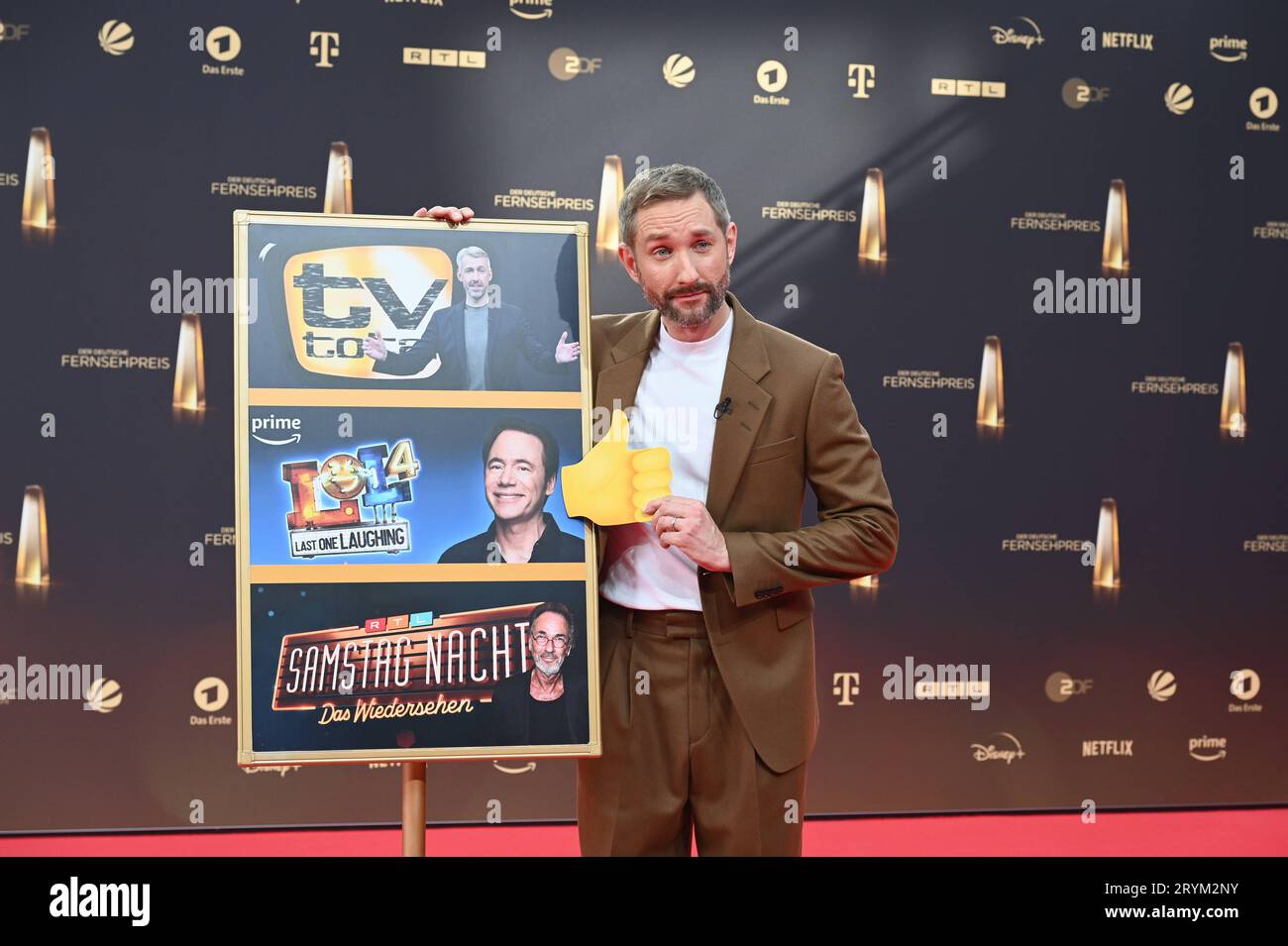 Moderator Daniel Boschmann bei Verleihung des Deutschen Fernsehpreis in ...