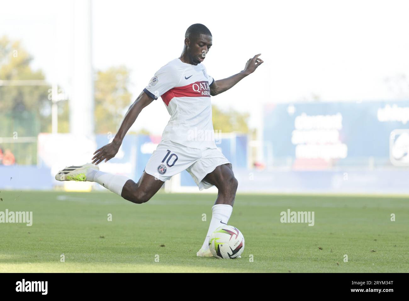 Ousmane Dembele of PSG during the French championship Ligue 1 football ...