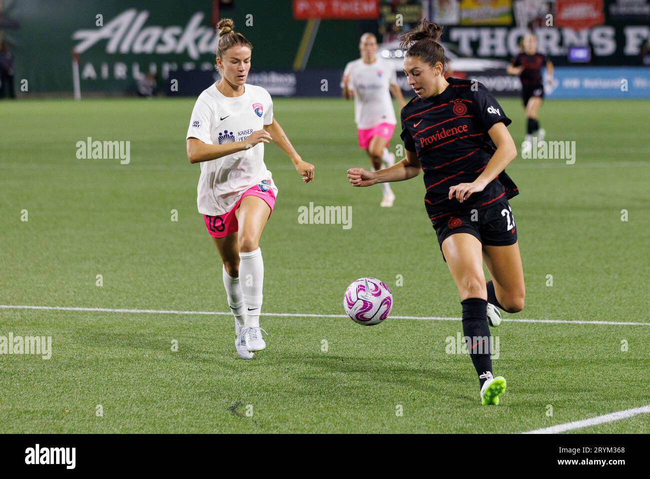 Portland, USA. 30th Sep, 2023. The Wave's Christen Westphal (20 ...