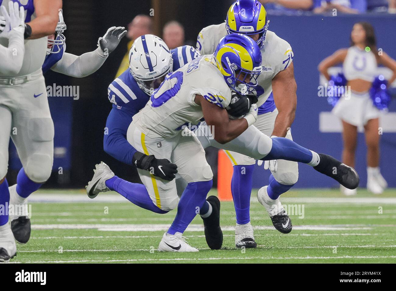 Indianapolis, Indiana, USA. 1st Oct, 2023. Los Angeles Rams running ...