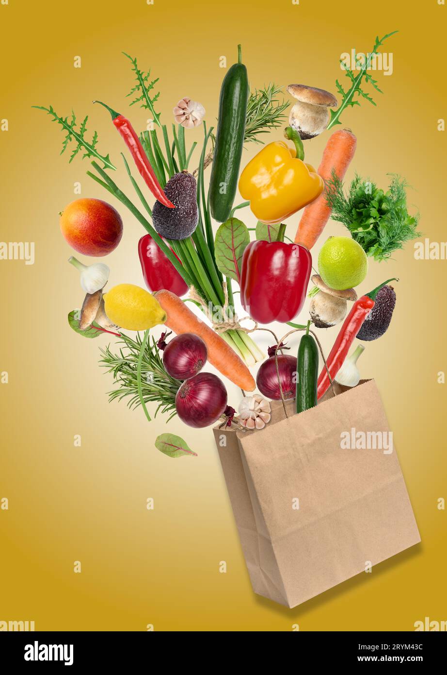 Levitating food hi-res stock photography and images - Alamy