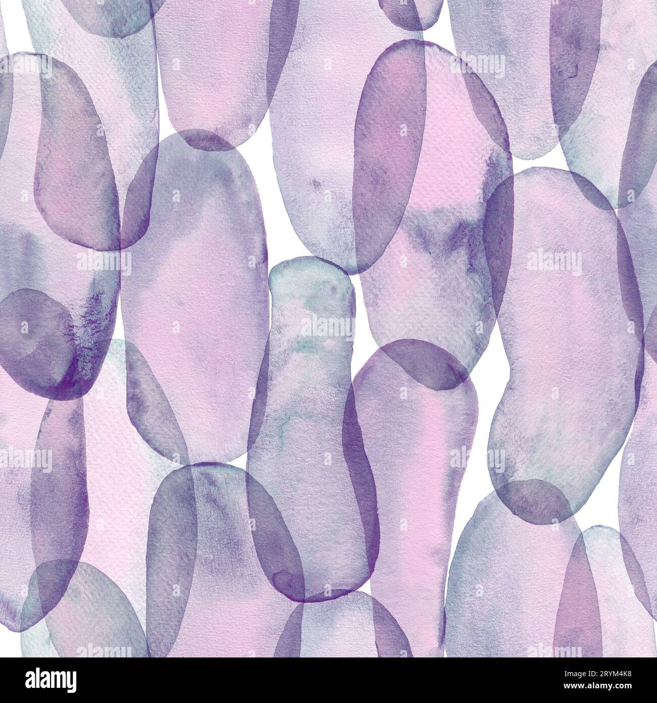 Abstract watercolor ellipses stain forms color background. Hand drawn ...