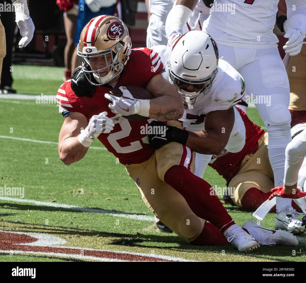 Christian mccaffrey 49ers hi-res stock photography and images - Alamy