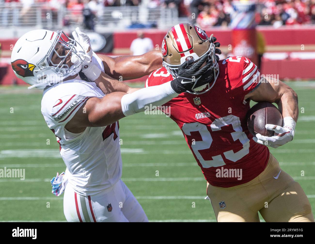 Christian mccaffrey 49ers 2023 hi-res stock photography and images - Alamy