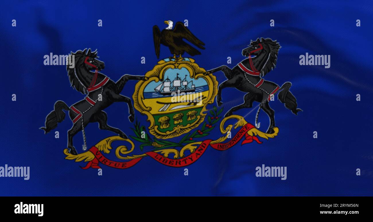 Pennsylvania state flag hi-res stock photography and images - Alamy