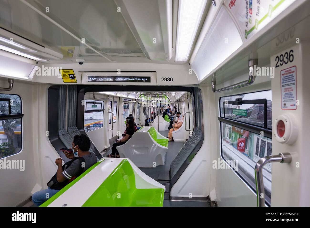 Kuala Lumpur, Malaysia - 12.16.2022: Kuala Lumpur KL Monorail. The KL ...