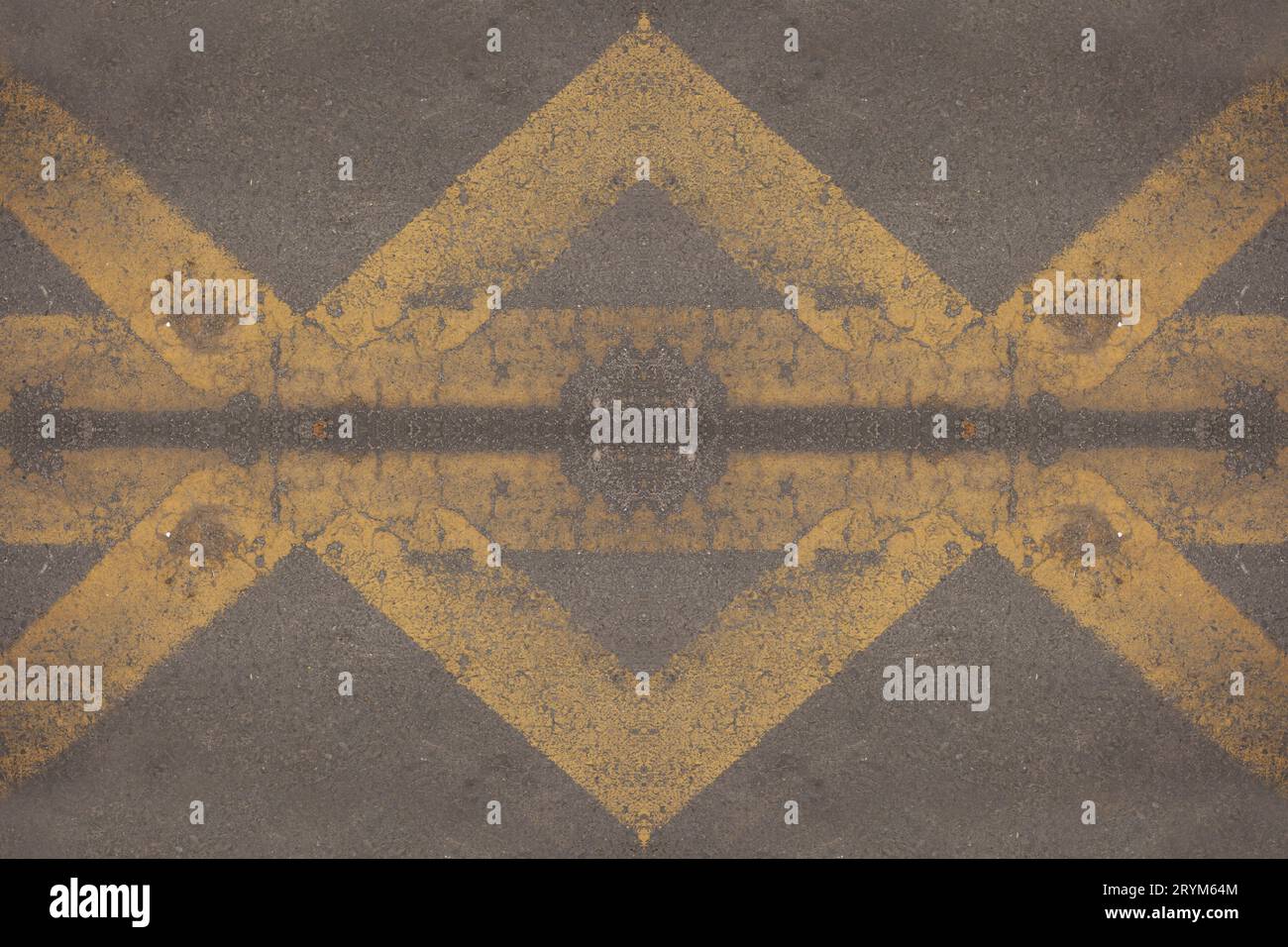 Yellow line on the road. Abstract background and texture for design ...