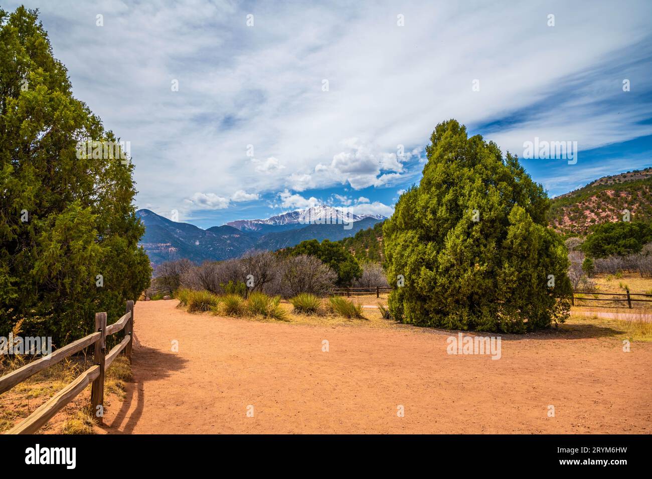 Rocky landscape scenery of Colorado Springs, Colorado Stock Photo - Alamy