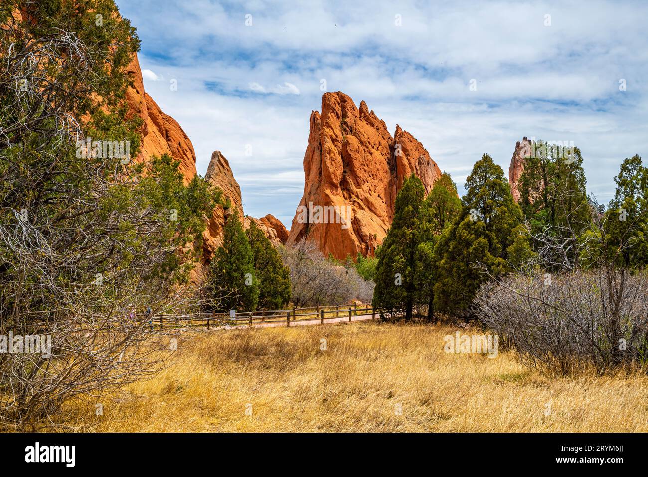 Rocky landscape scenery of Colorado Springs, Colorado Stock Photo - Alamy
