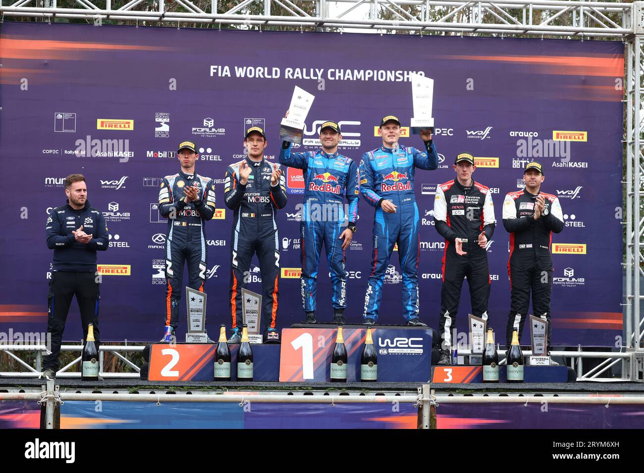 Los Angeles, Chili. 01st Oct, 2023. 08 Ott TANAK (EST), Martin JARVEOJA ...