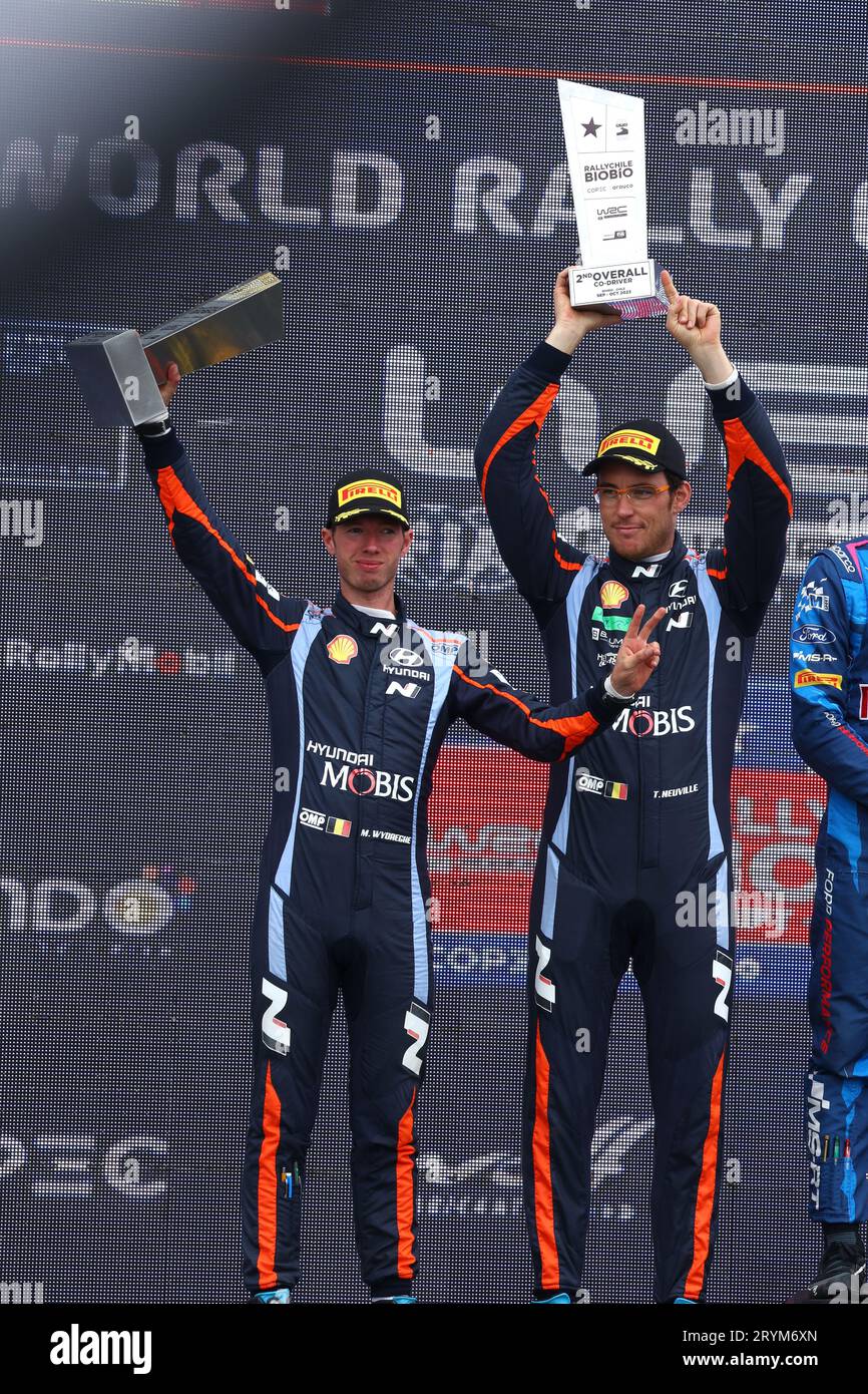 Los Angeles, Chili. 01st Oct, 2023. 11 Thierry NEUVILLE (BEL), Martijn ...