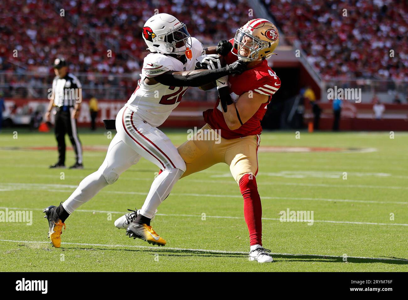 San Francisco 49ers fullback Kyle Juszczyk, right, catches a pass ...