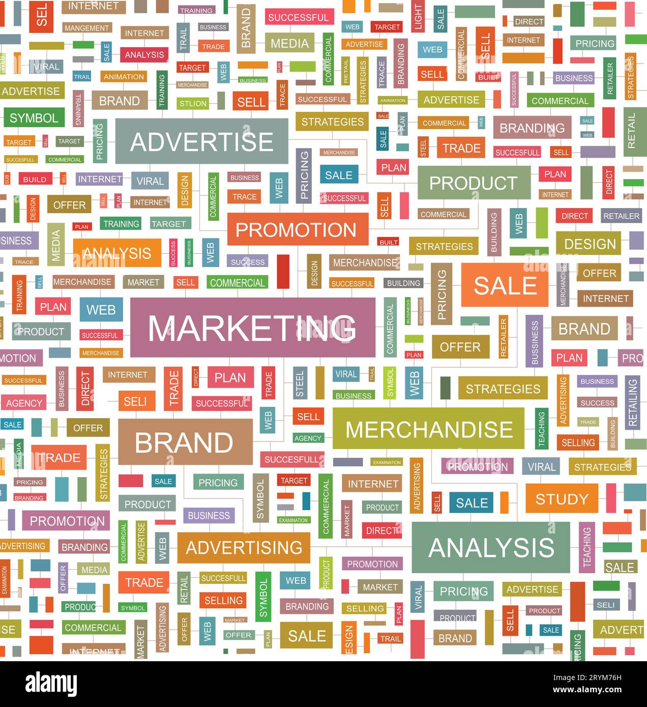 Digital Marketing word cloud, business concept Stock Photo - Alamy