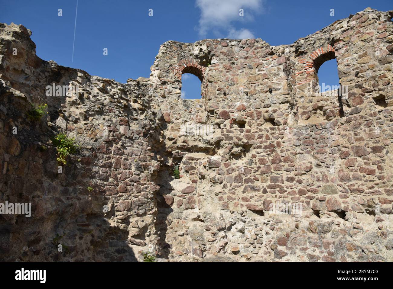 Tower of the roman fort Favianis in Mautern an der Donau, Austria Stock ...