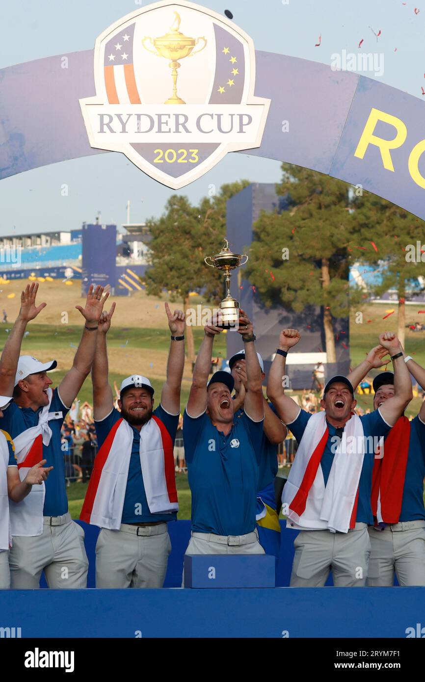 Rome, Italy . 1st October 2023; Marco Simone Golf and Country Club ...