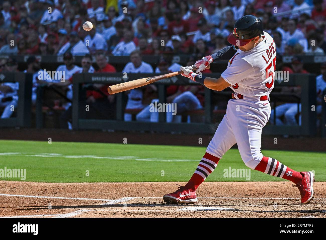 ST. LOUIS, MO - Oct 1: St. Louis Cardinals second baseman Irving Lopez ...