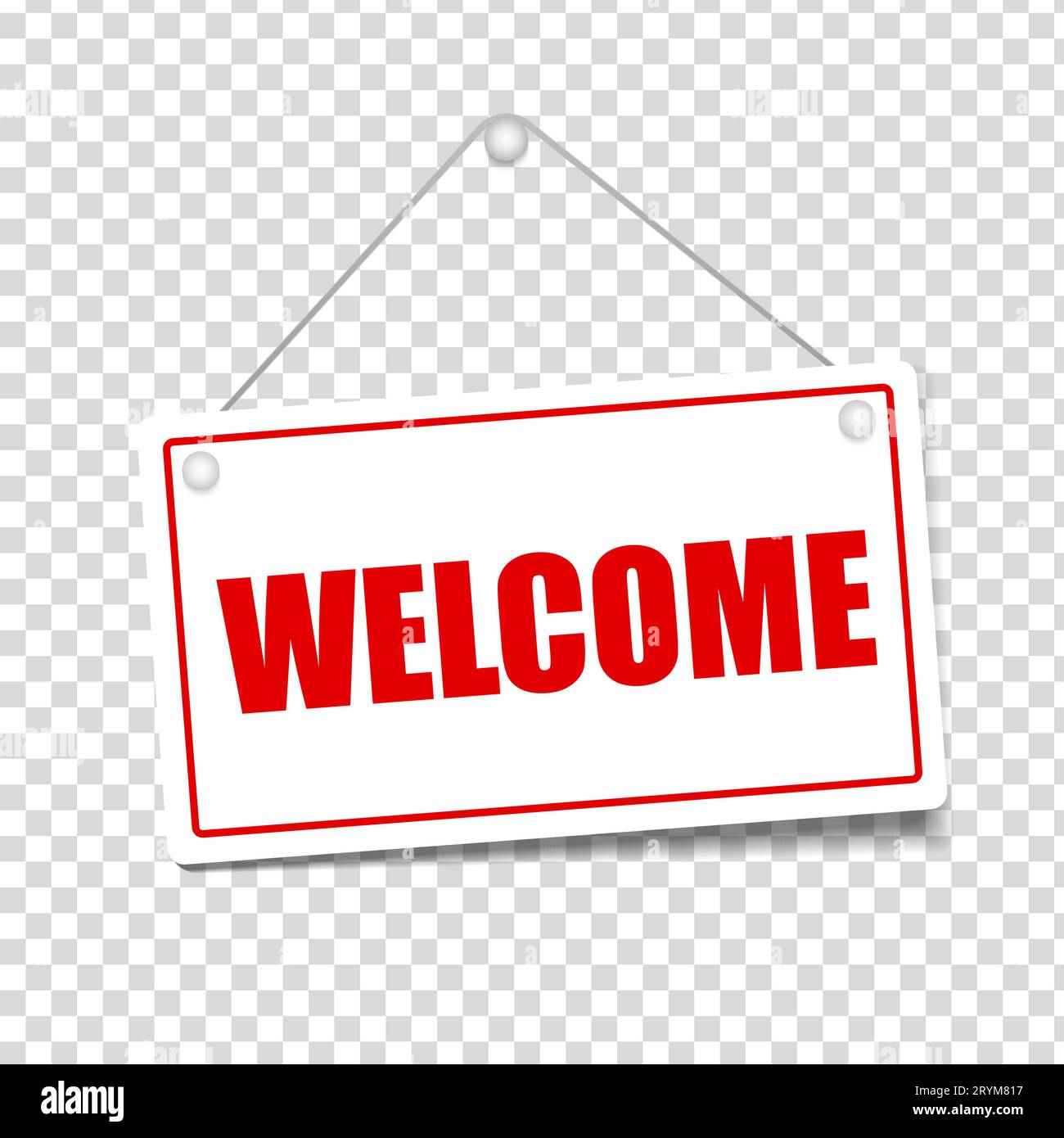 Open a hanging sign Stock Vector Images - Alamy