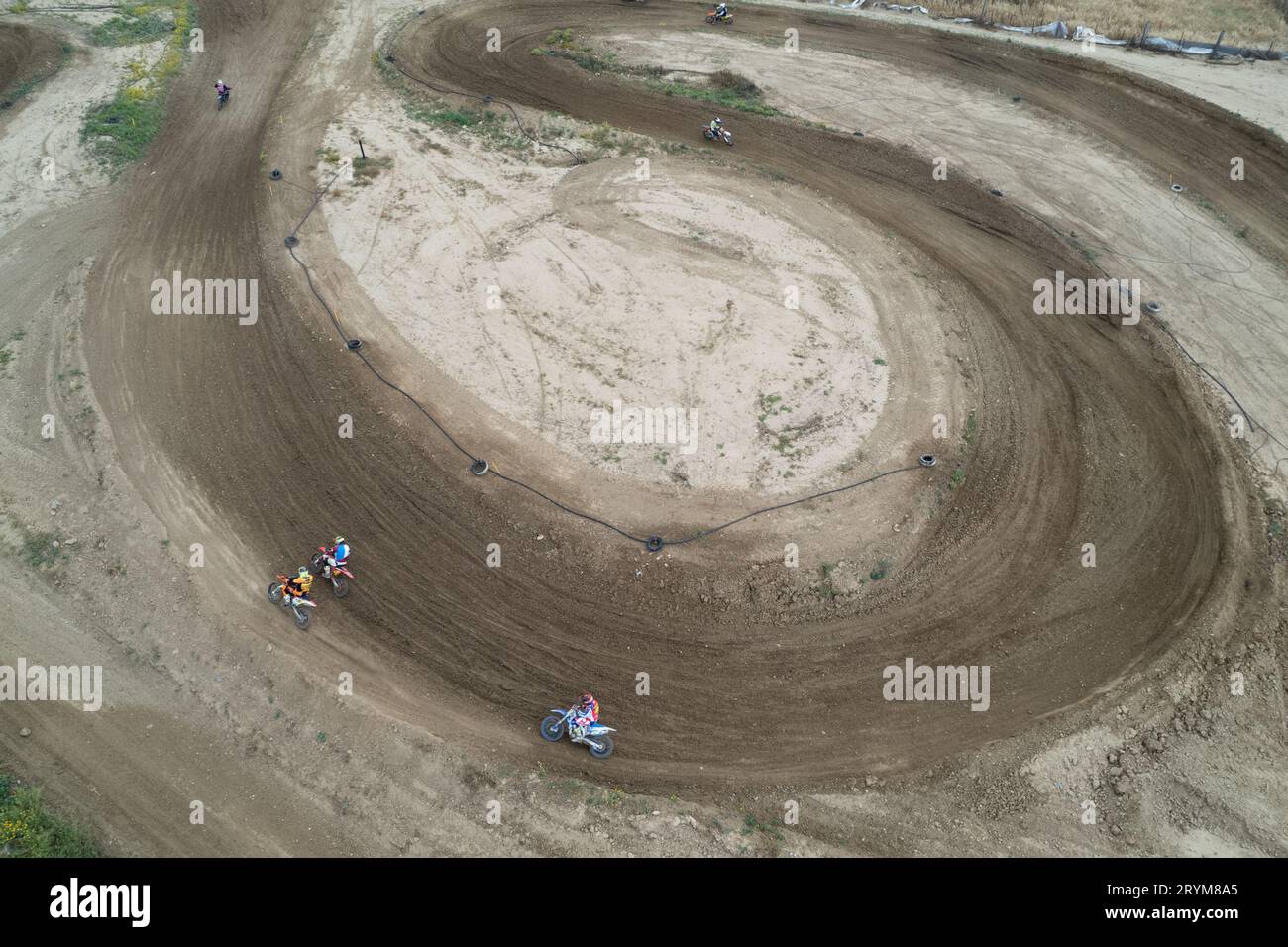 Race track aerial hi-res stock photography and images - Alamy