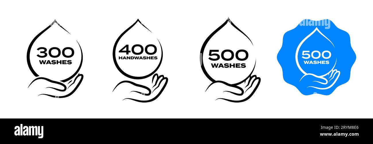 Handwash logo Stock Vector Images - Alamy