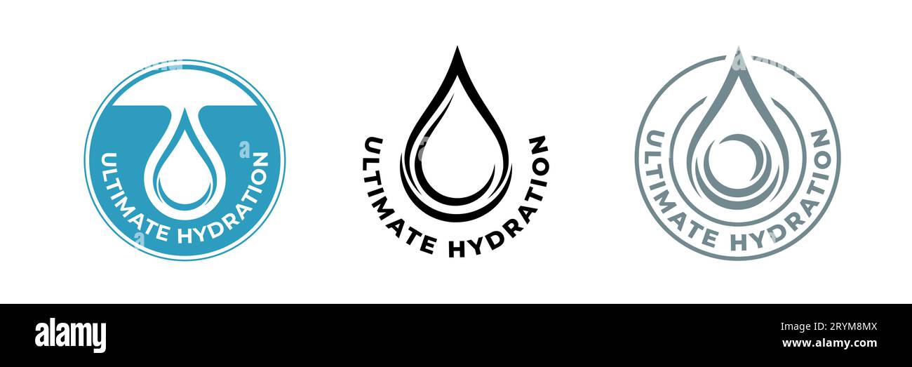Intensive hydration label Stock Vector Images - Alamy