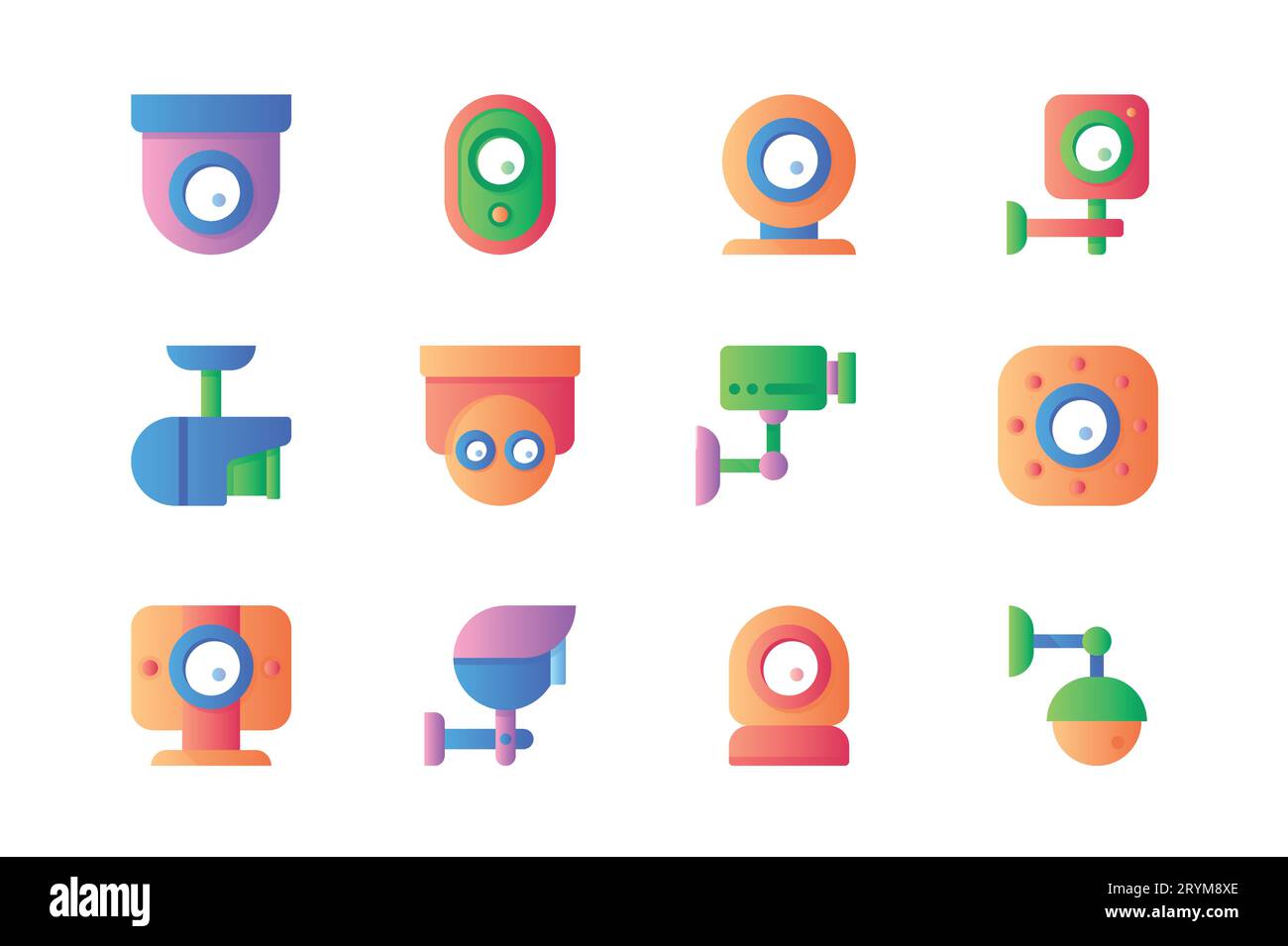 Police mobile cctv Stock Vector Images - Alamy