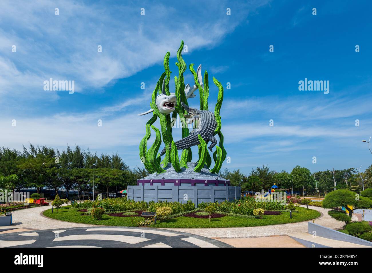Surabaya, Indonesia - 07.19.2023 : Surabaya monument, famous landmark ...
