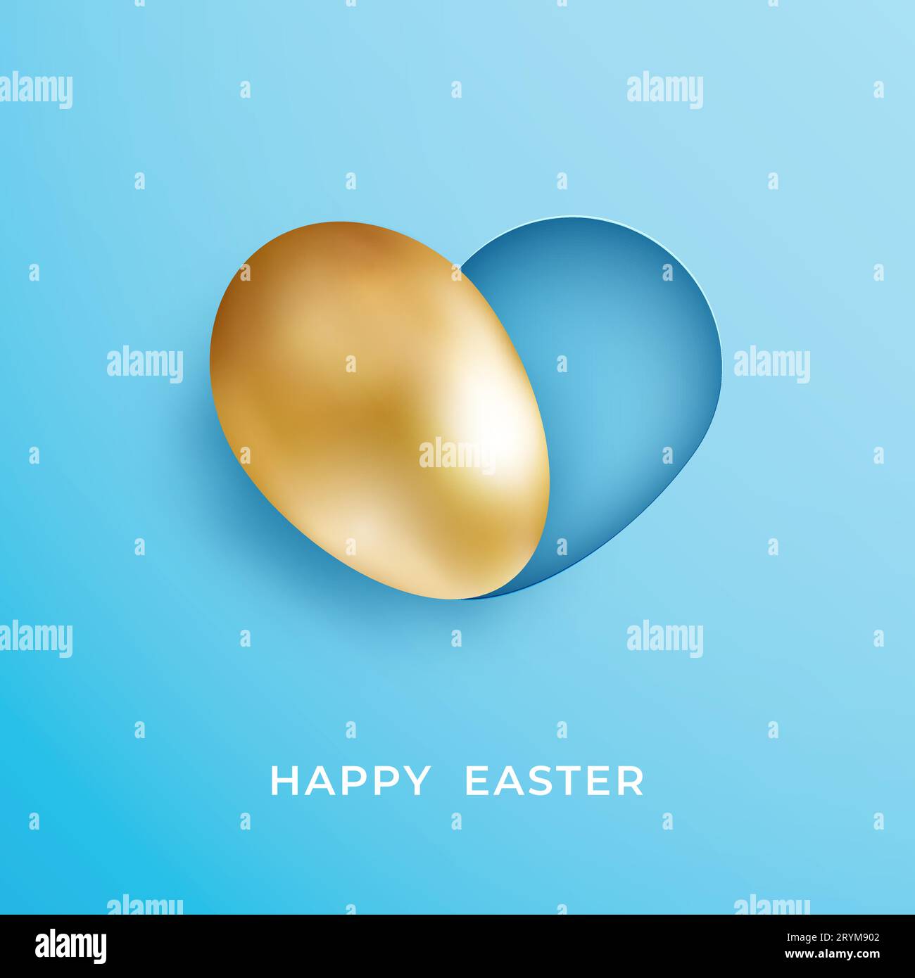 3d minimalist easter egg Stock Vector Images - Alamy