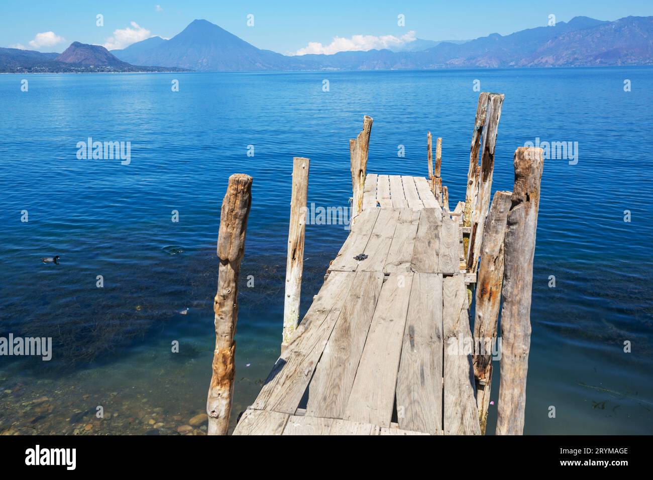 Serene landscape lake atitlan hi-res stock photography and images - Alamy