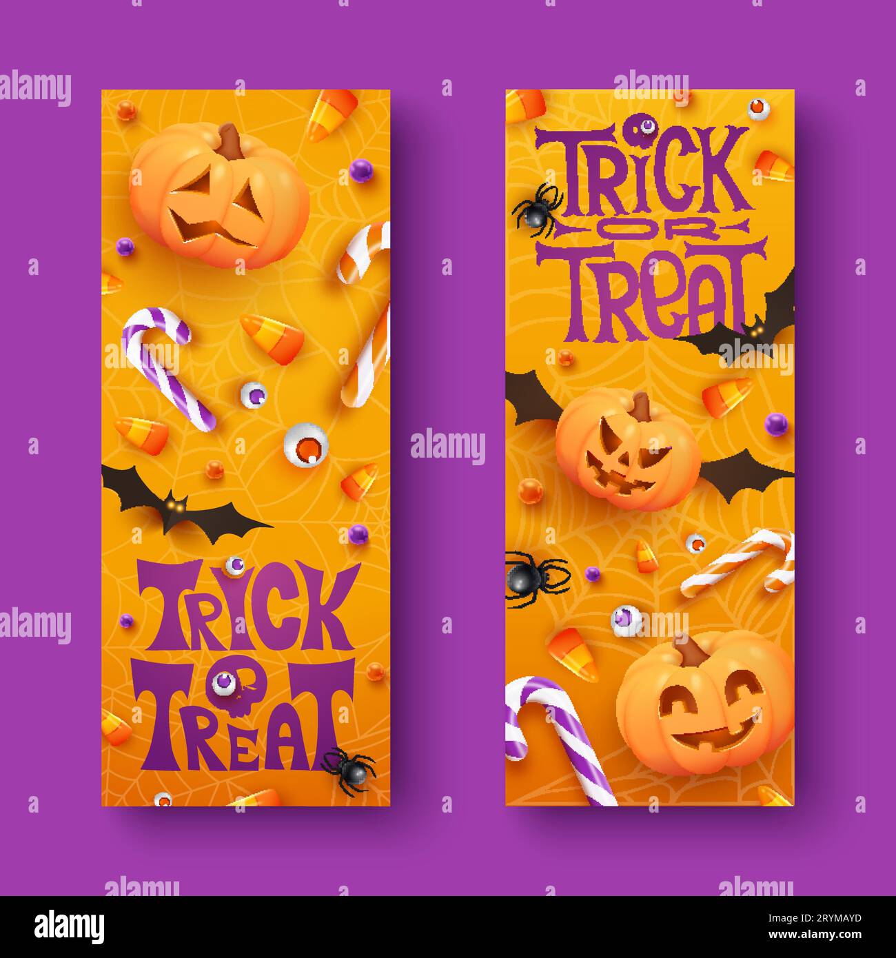 Two spiders illustration Stock Vector Images - Alamy