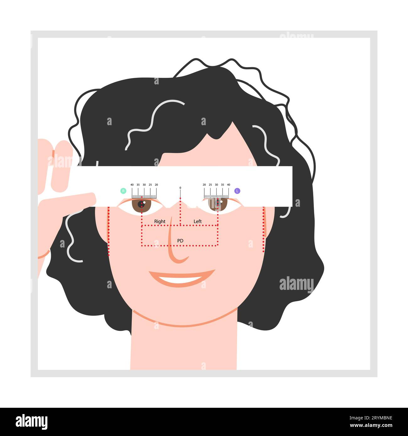 Pupillometer Stock Vector Images - Alamy