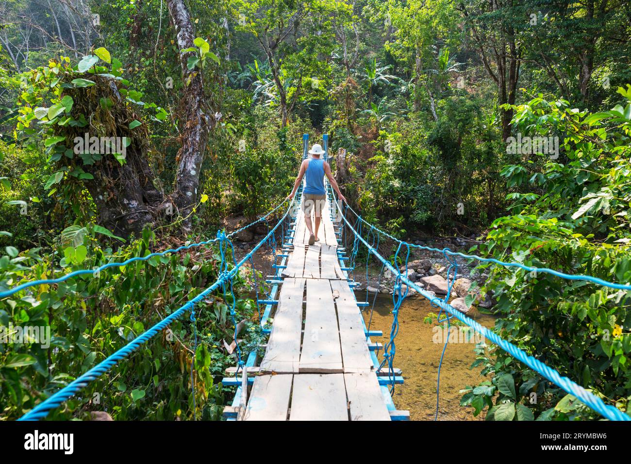 Tourist in Honduras Stock Photo - Alamy