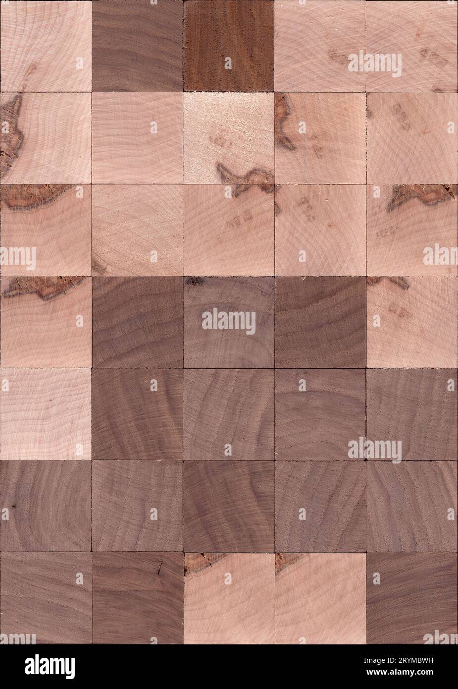 Natural wood cubes squares hi-res stock photography and images - Alamy