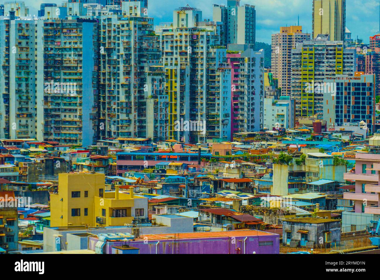 Macau apartment (collective housing Stock Photo - Alamy