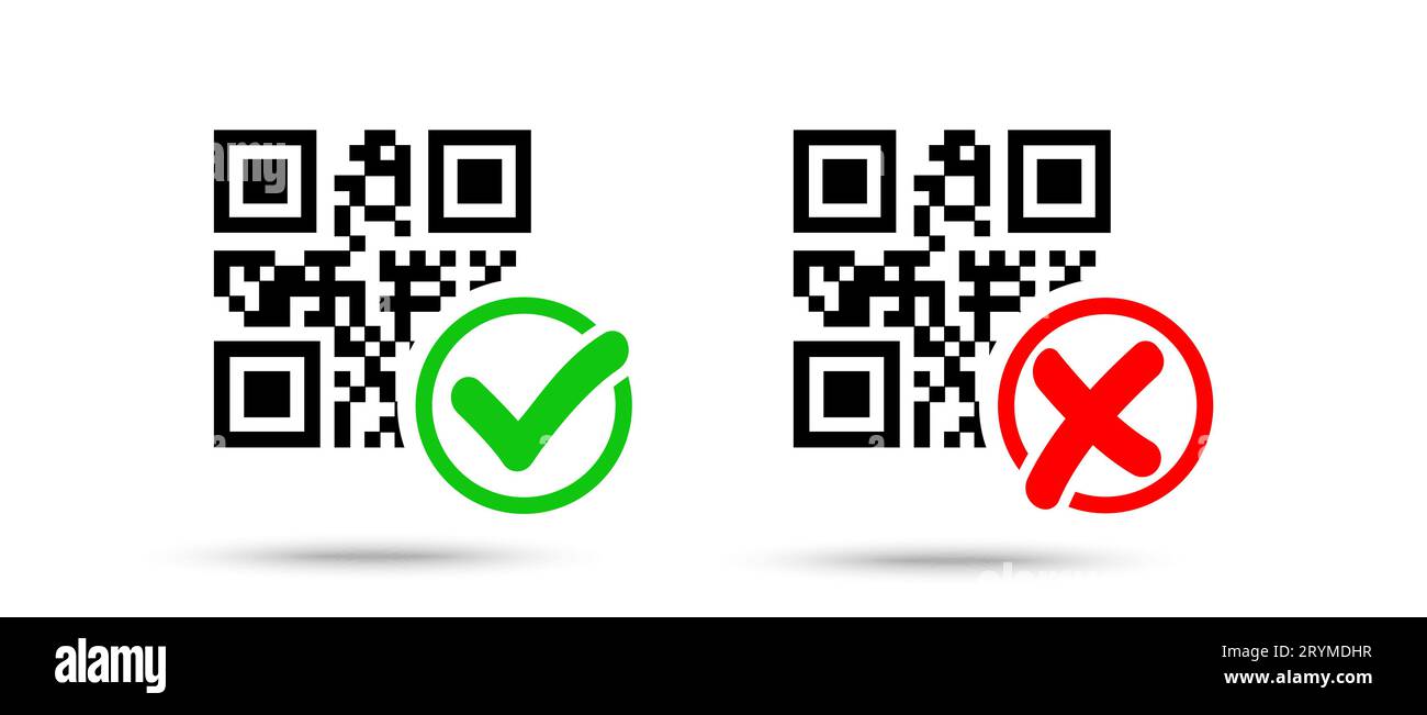 Mobile qr code airport Stock Vector Images - Alamy