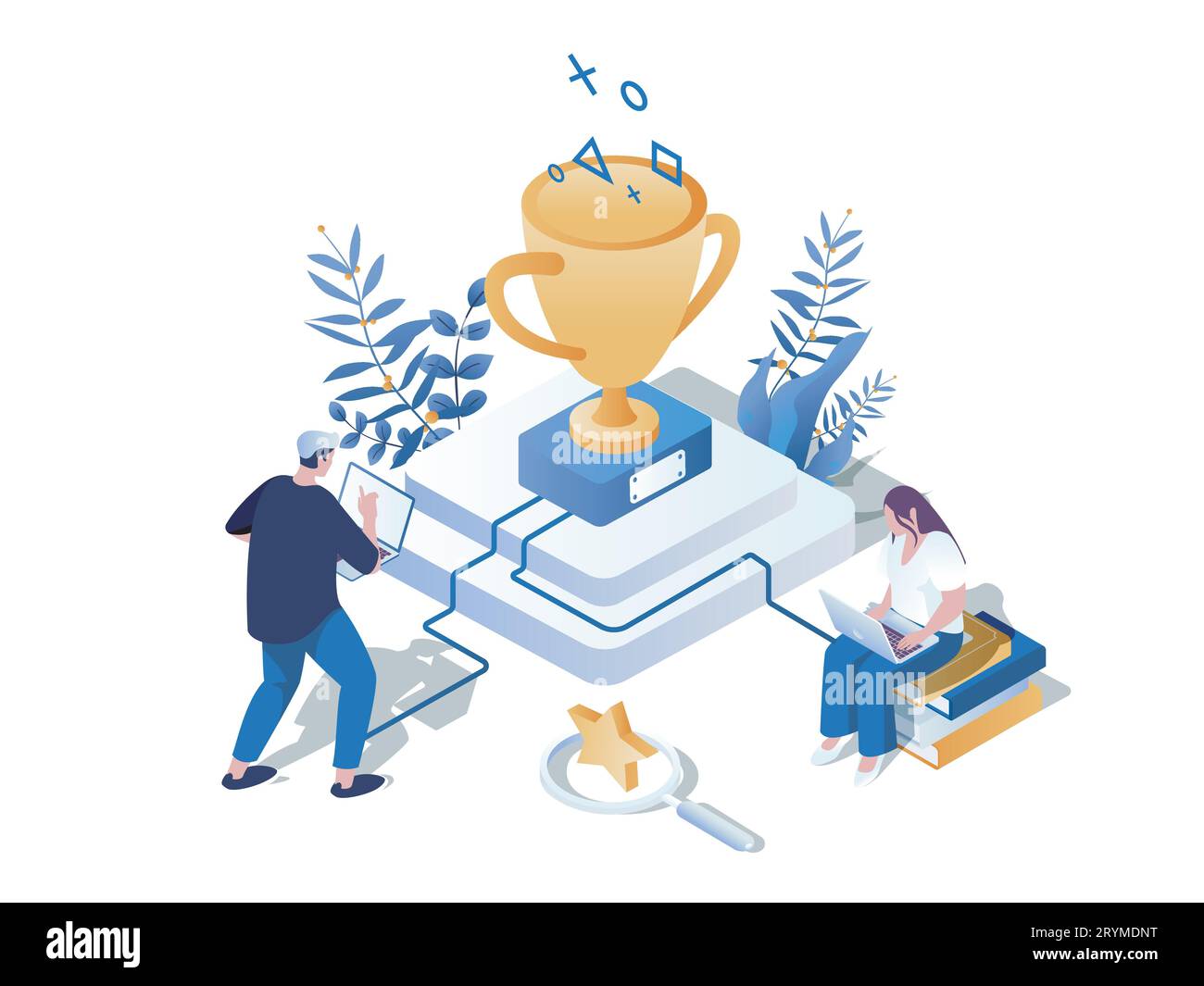 Digital challenges Stock Vector Images - Alamy