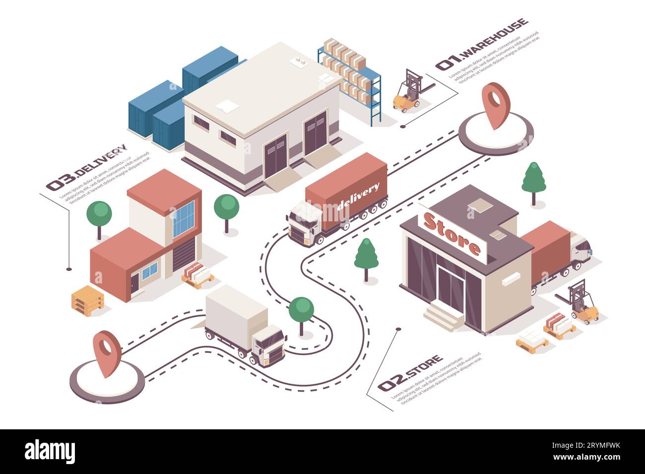 Productivity distribution Stock Vector Images - Alamy
