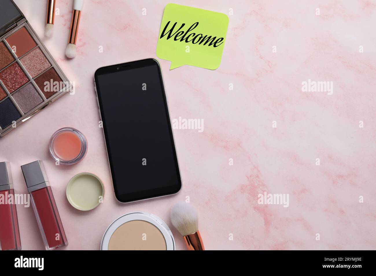 Welcome word on green screen hi-res stock photography and images - Alamy