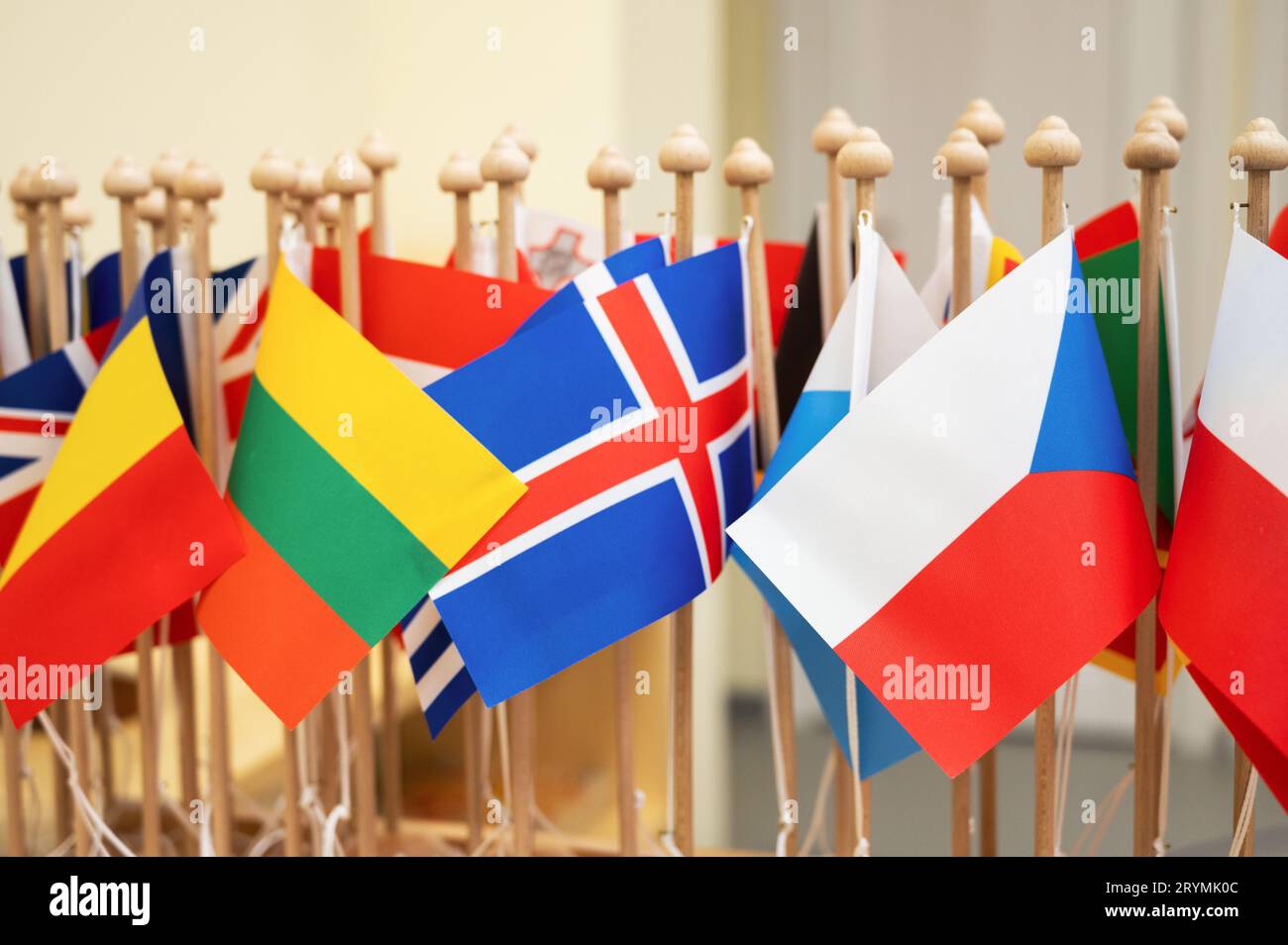 Colorful paper flags of world nations Stock Photo - Alamy