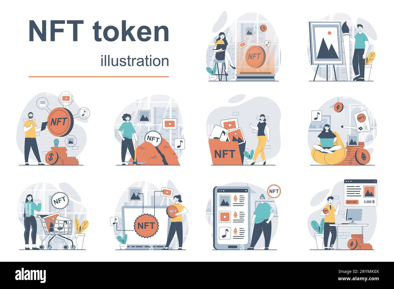 Paintings auction Stock Vector Images - Alamy