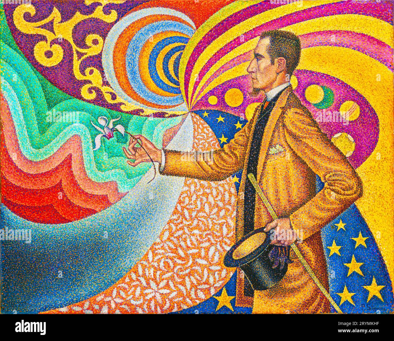 Portrait of Felix Feneon painting in high resolution by Paul Signac ...