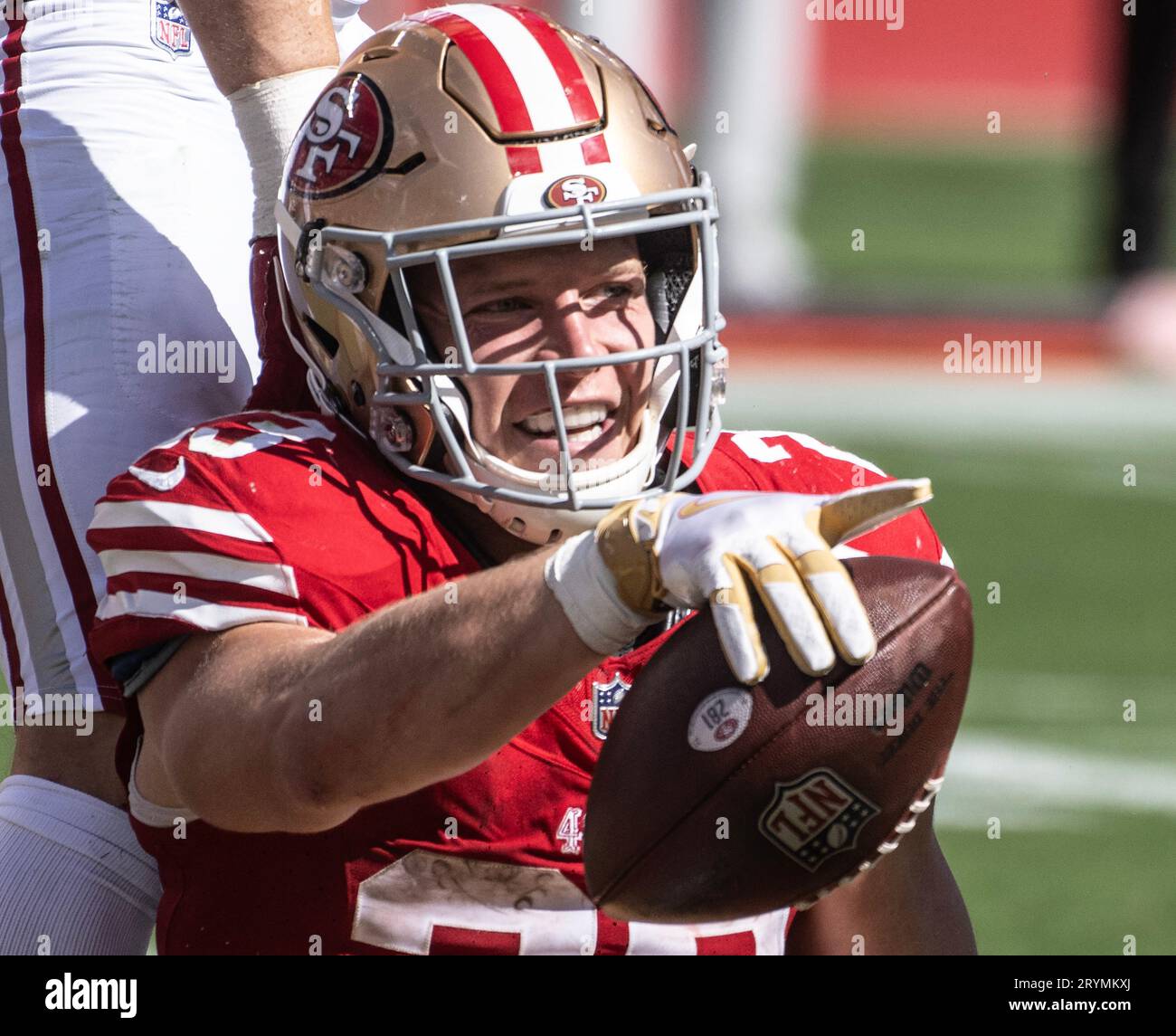 Christian mccaffrey 49ers hi-res stock photography and images - Alamy